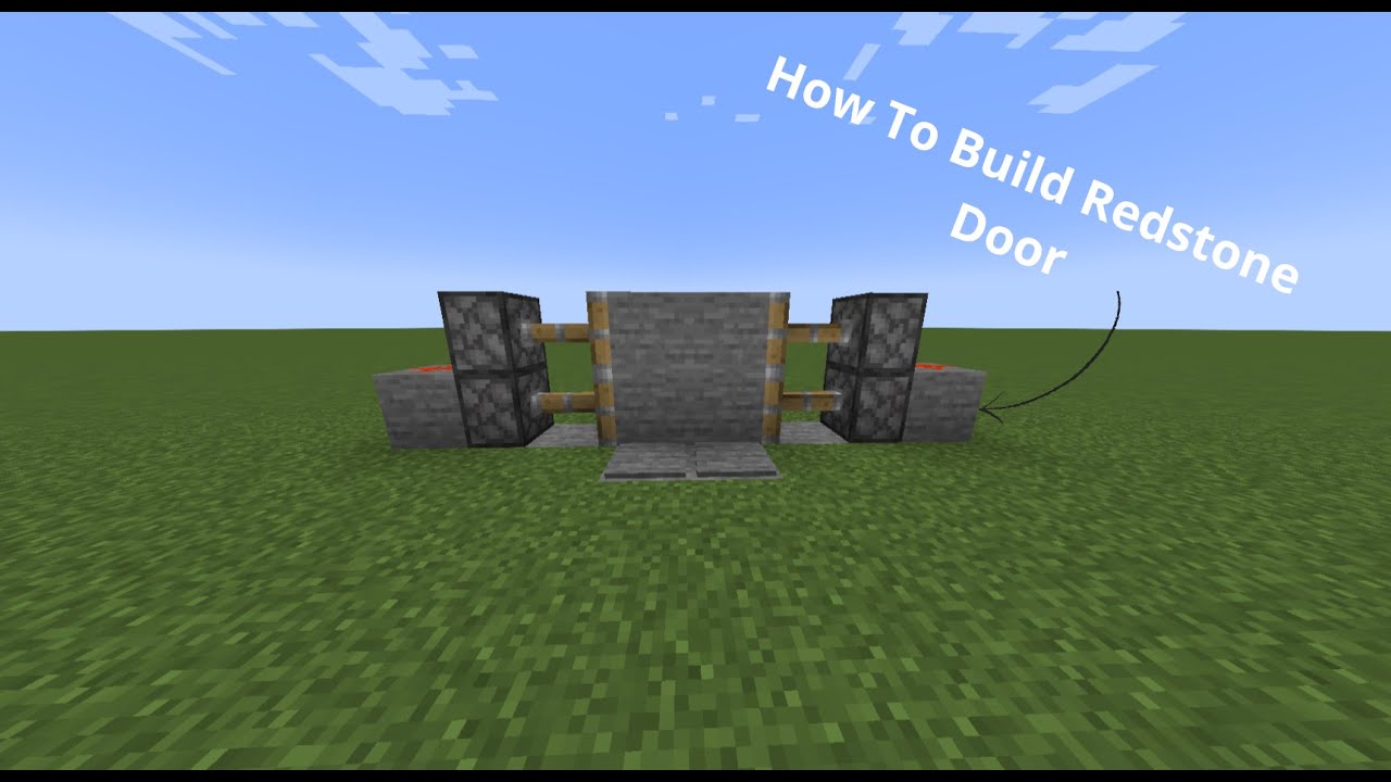 Tutorial On How To Make A Redstone Door - YouTube