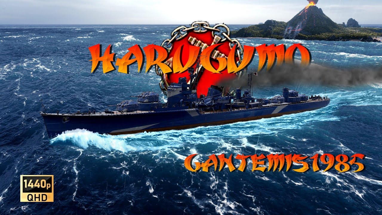 [GBONM] gantemis1985 - HARUGUMO - World of Warships - YouTube