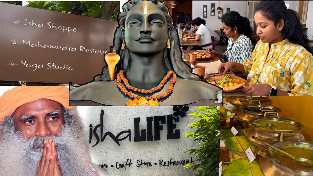 Lunch at sadhguru’s Isha life Hyderabad |Mahamundra restaurant |yoga ...