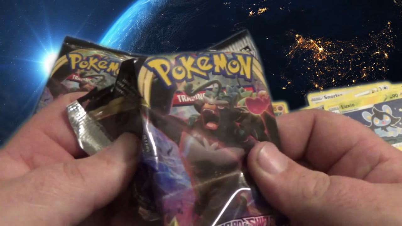 3 Pokemon Sword and Shield Rebel Clash packs: Holofoil Appleton - YouTube