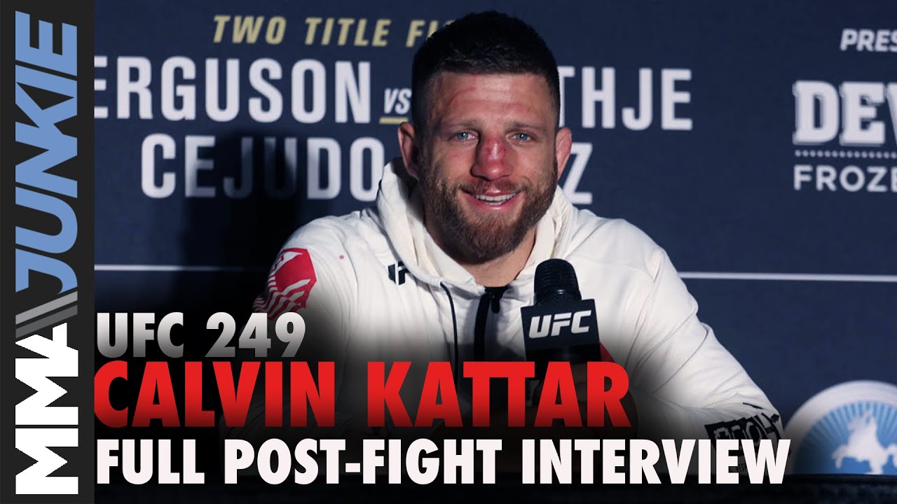 UFC 249: Calvin Kattar full post-fight interview - YouTube