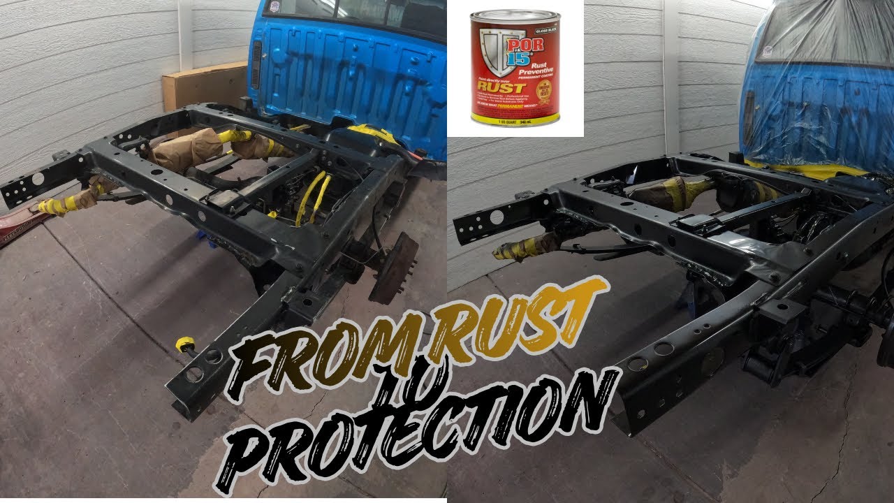 I Stopped the Rust! POR-15 Treatment on My Lowrider Nissan Hardbody ...
