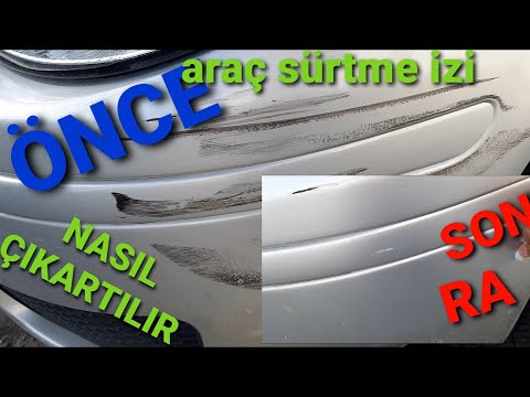 #carlifestyle Araç sürtme izi nasıl giderilir? ( Aseton ile )