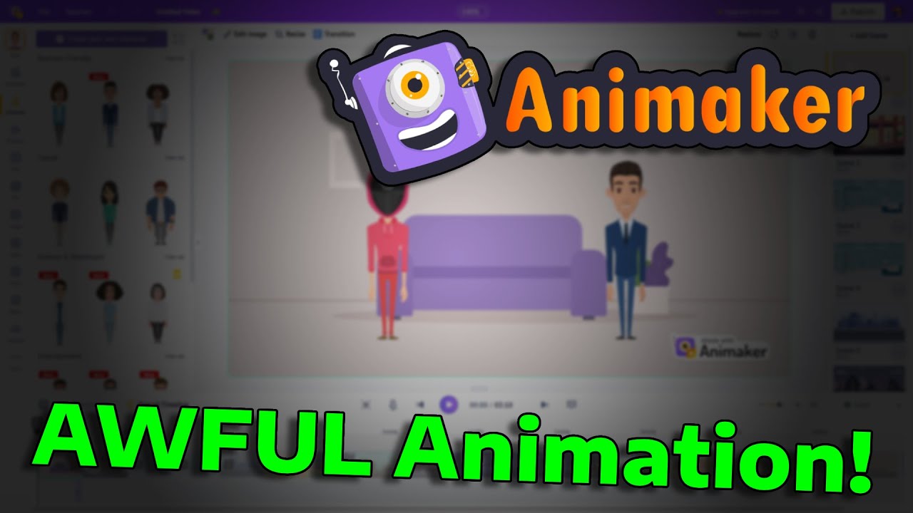 Making the WORST Animaker Video Ever! - YouTube