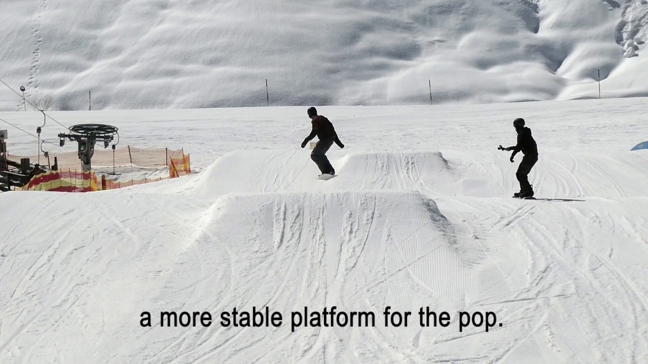 How to do a Straight Air on a Snowboard - Stage 1 - Kicker Pop Goofy ...