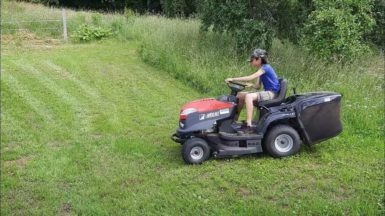 Rasentraktor Efco - YouTube