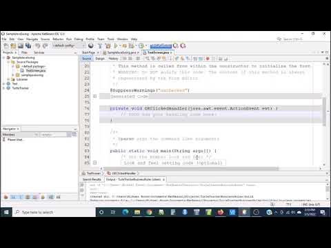 Java Swing in NetBeans Demo - YouTube