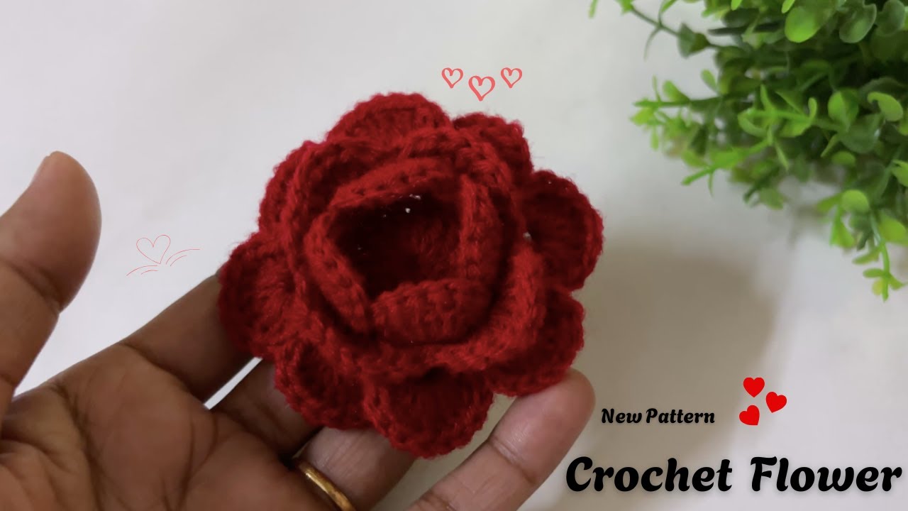 ⚡️Amazing👌🏻Easy Crochet Flower Tutorial for Beginners | Very Easy ...