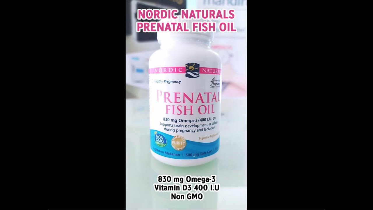 NORDIC NATURALS Prenatal Fish Oil - Minyak Ikan Ibu Hamil - YouTube