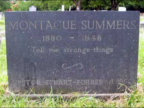 bishop Seán Manchester on Montague Summers, witchcraft and vampirism ...