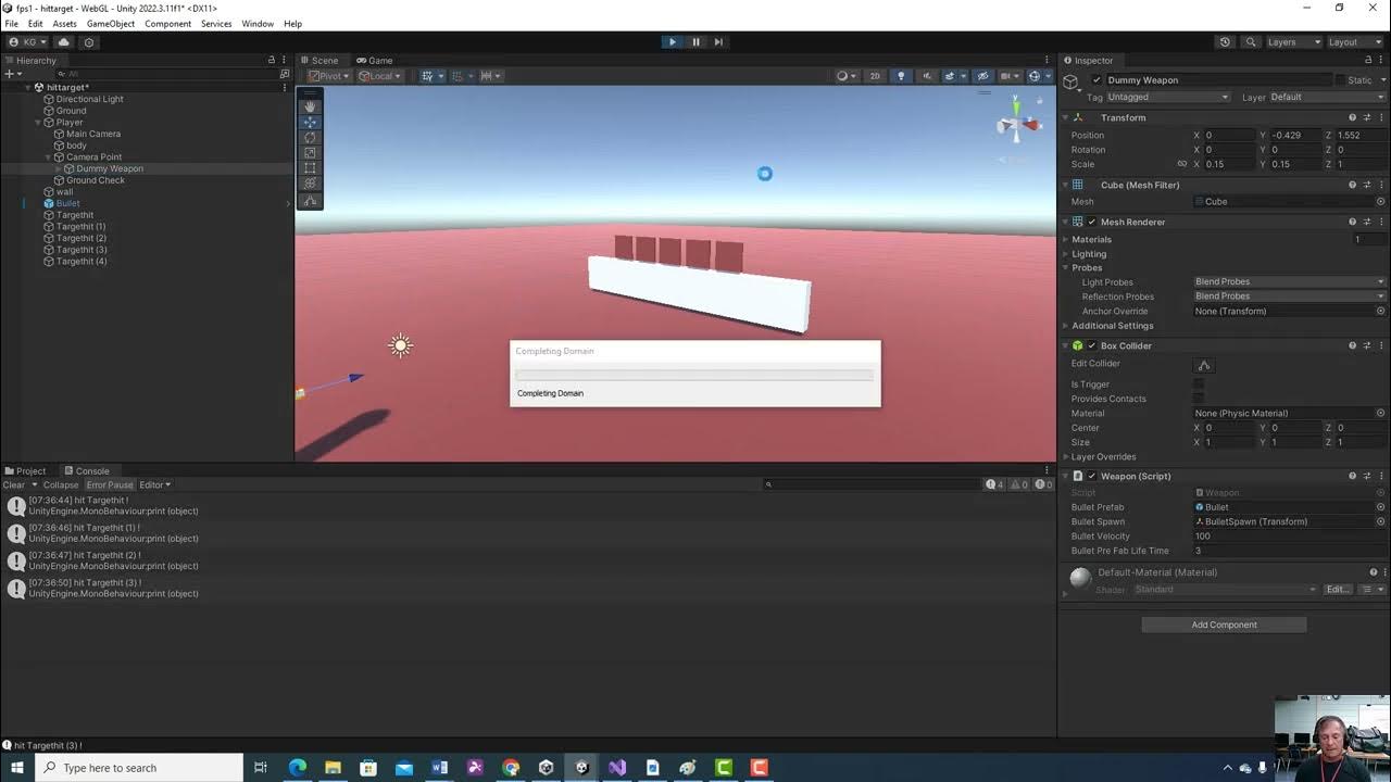 Build FPS Game Unity Lesson 2 - shoot targets - YouTube