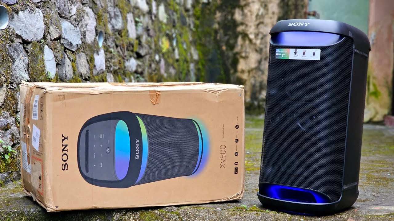 Sony SRS-XV500 Party Speaker | Unboxing Review | 25 Hours Playtime ...