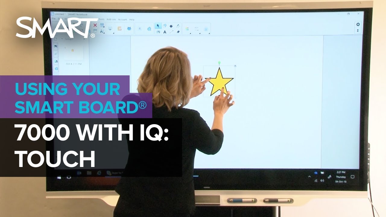 Getting to know your SMART Board 7000 series with iQ technology: Touch ...