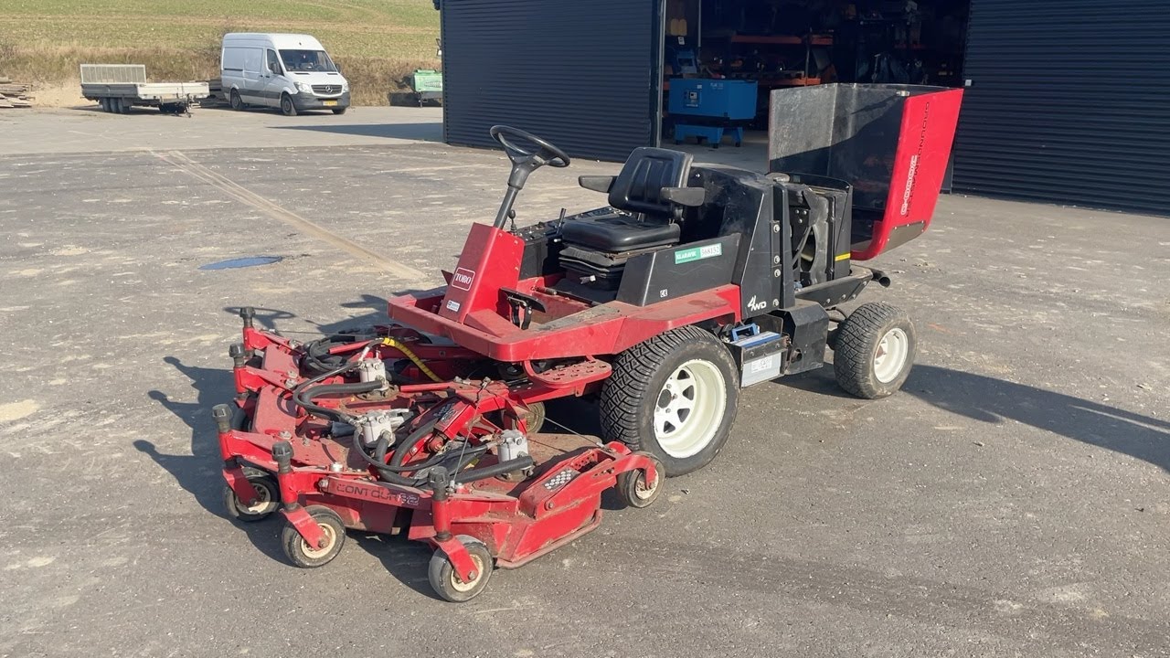 Køb Græsslåmaskine Toro Groundsmaster 3000-D 4XD på Klaravik - YouTube