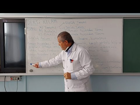 Ergani Anadolu İmam Hatip Lisesi - Meslek Grubu Öğretmeni İsmail Demir'in Kelam- 1. Dersi