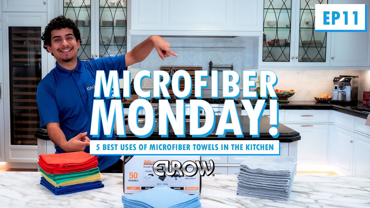 5 Best uses of microfiber Towels in the kitchen| Microfiber Towels for ...