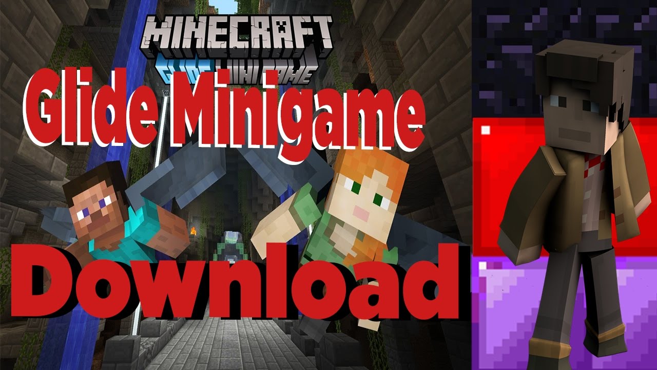 Minecraft Xbox 360/One/PS3/PS4/PE/Wii U - Modded Glide Mini Game Map W ...