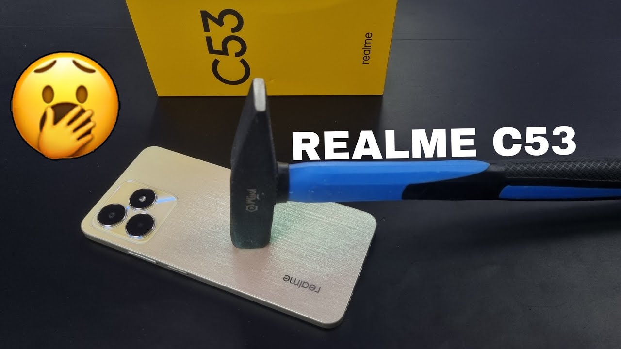 Realme C53 Screen Scratch Test 🔨🛠️ | Realme C53 Durability Test - YouTube