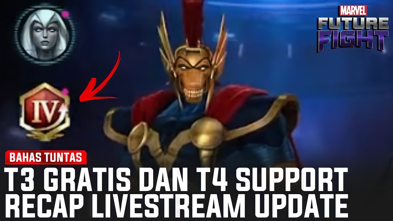 T3 TP Card Gratis 😱 T4 Support System Bahas Tuntas Recap Livestream Update - Marvel Future Fight ...