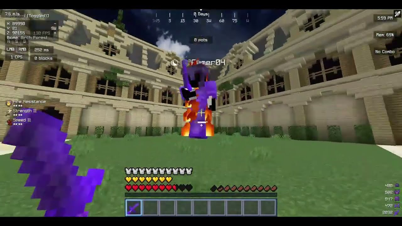 PVP Montage Netherite Pot Pvp - YouTube