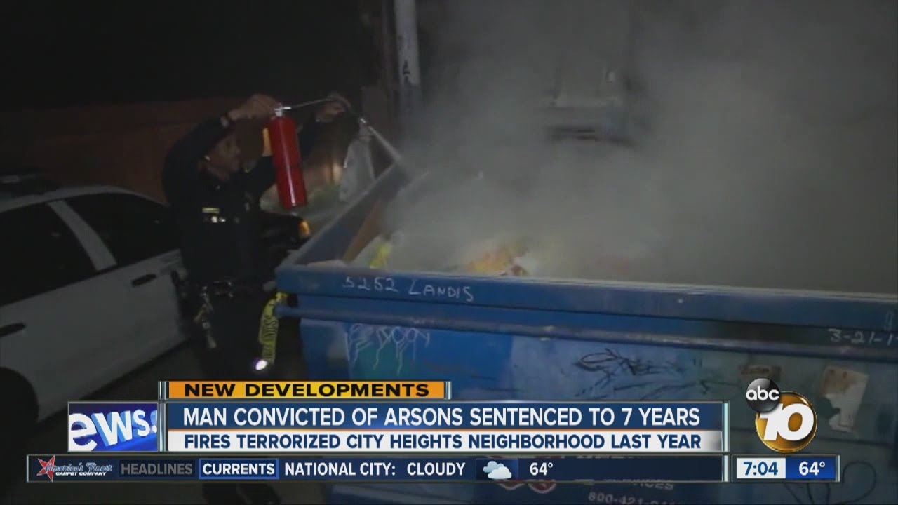 Man convicted of arsons sentenced to 7 years - YouTube