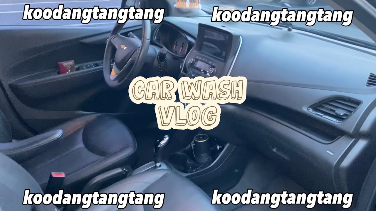 세차vlog ┃여자친구 차 세차 해주는 날🚗 스파크 셀프세차세차 용품 추천용인 죽전 맛집 추천 Youtube