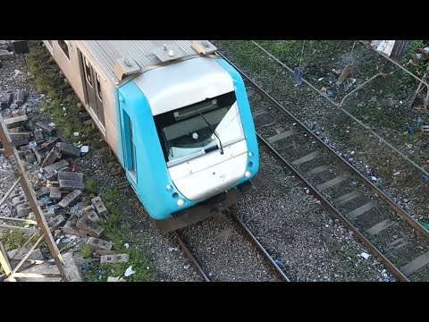 Trem da Supervia Alstom 4000 / Série: 4001\4002 / Voltando pra Central ...