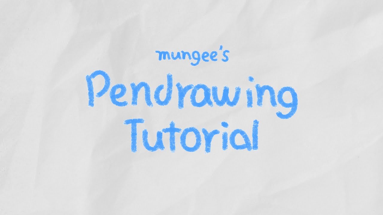 펜드로잉 튜토리얼 기초1 드로잉 의미론 Pendrawing Tutorial Basic 1 Youtube