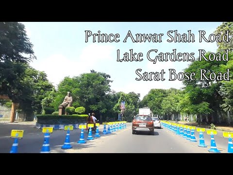 Kolkata City 4k Drive |Prince Anwar Shah Road | Lake Gardens Road ...