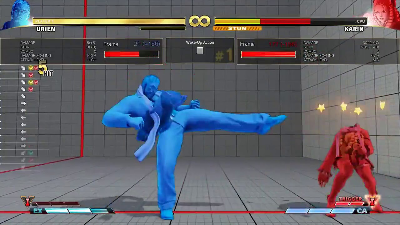 SFV - Urien Full Combo loop - YouTube