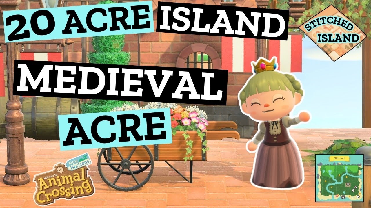 20 Acre Island | Medieval Acre | Castlecore | Animal Crossing New ...