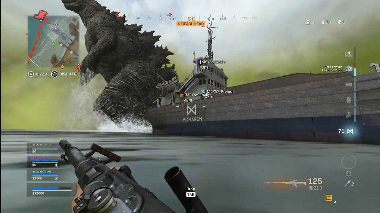 Call of Duty Warzone: Godzilla vs Kong Operation Monarch Gameplay (No ...