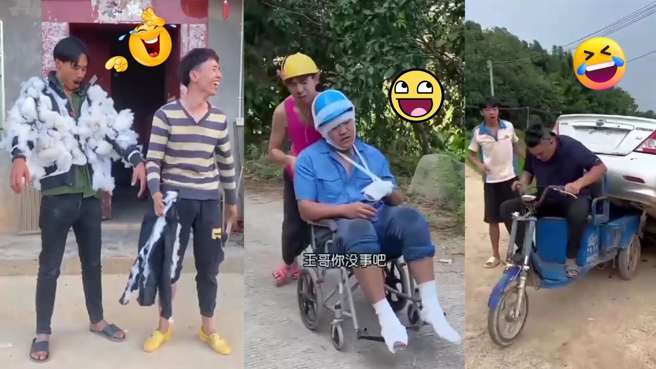 New Chinese Funny Comedy Video😂🤣 #25 | Try Not To Laugh😁😂 | New Chinese ...