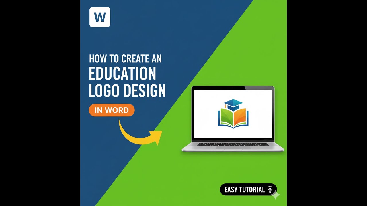 HOW TO CREATE EDUCATION LOGO IN MICROSOFT WORD - YouTube