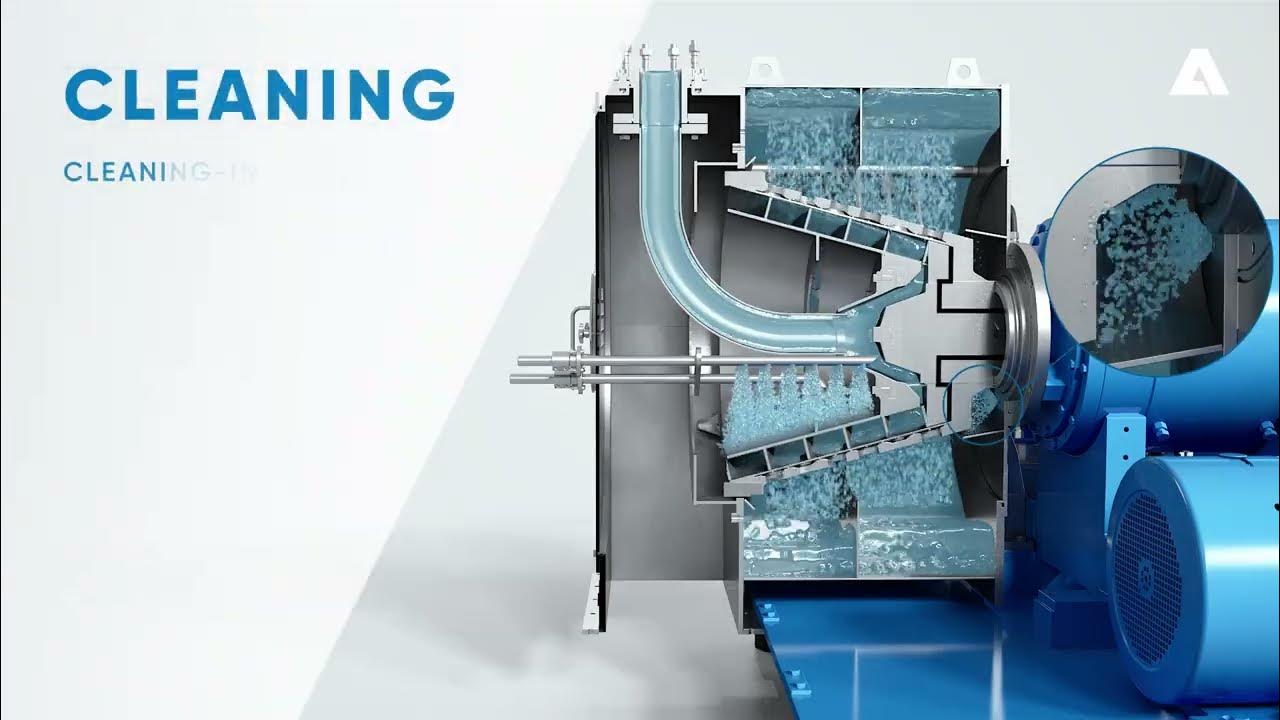 Flexible dewatering with minimum downtime with ANDRITZ screen scroll centrifuge HX - YouTube