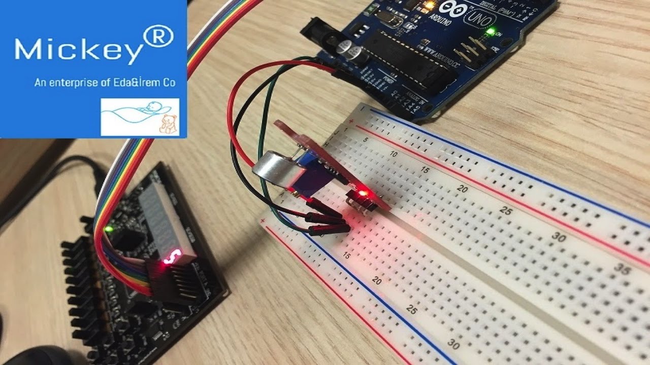 FPGA Baby Monitor Sound Sensor with Arduino - YouTube