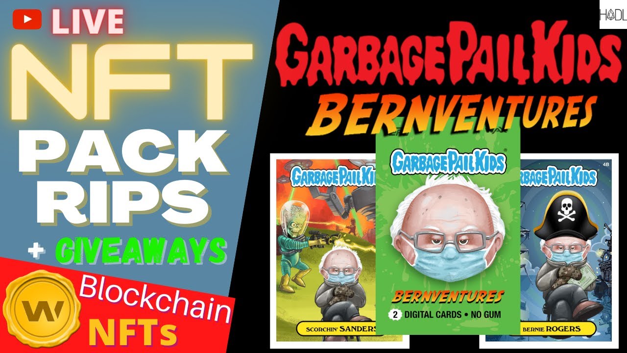 GPK Bernventures NFT Pack Openings + Giveaways (Rarest Set Yet!) - YouTube