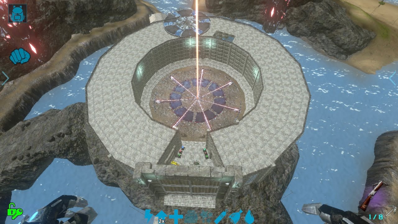 Big Circle Base Red Obilisk Ark Mobile part 1 - YouTube