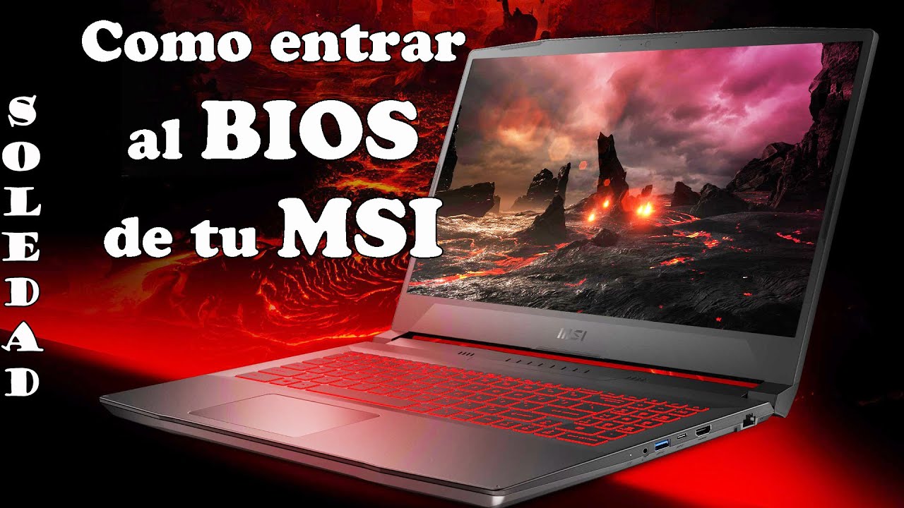 Como ingresar al BIOS en tu MSI Bravo - Tutorial Fácil 💻 - YouTube