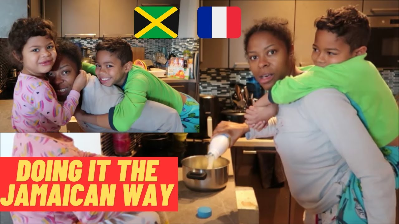 JAMAICAN MOM TEACHING HER FRENCH KIDS TO MAKE PORRIDGE/ JAMAICAN LIVING ...