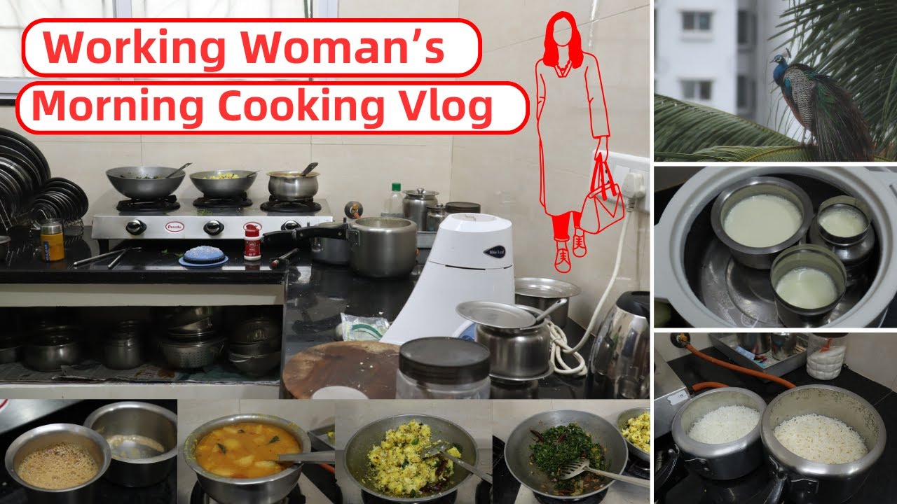 Working Woman's Morning Cooking Vlog | My Morning Cooking Routine ...