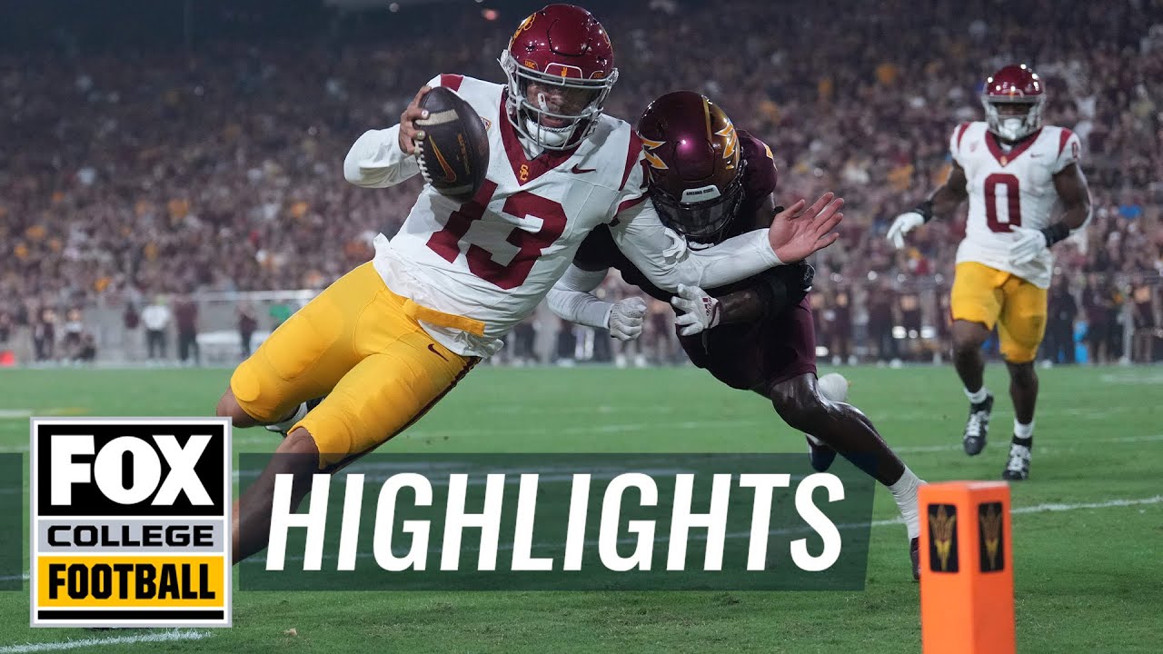 No. 5 USC Trojans vs. Arizona State Sun Devils Highlights | CFB on FOX ...