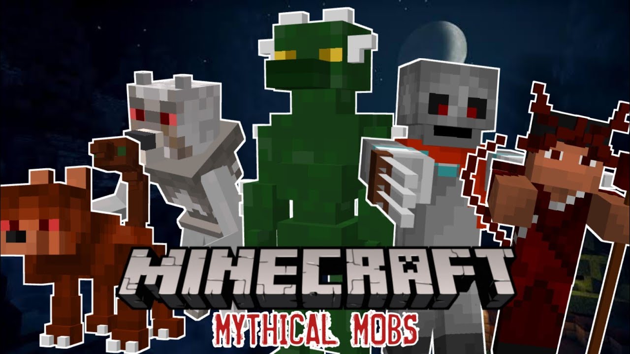 Mythical Mobs Addon MCPE | Add New Monster | Bedrock Edition Download ...