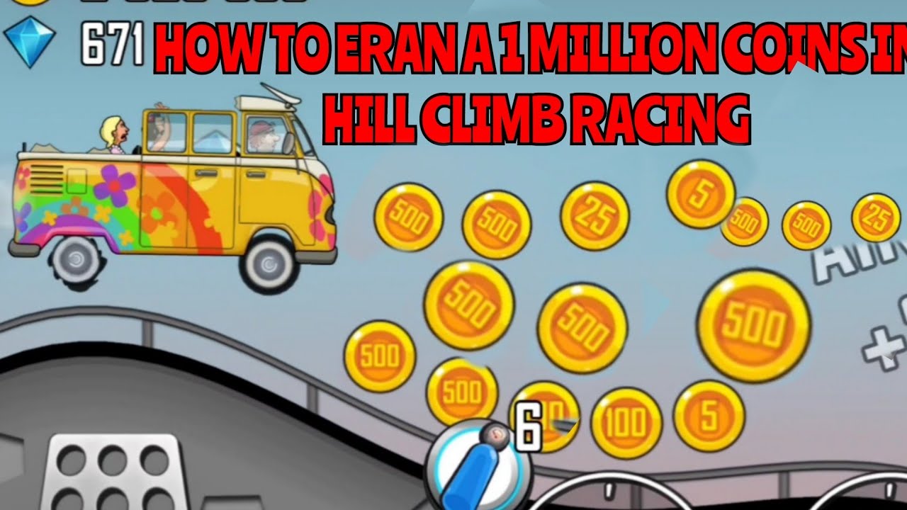 How to Earn 1 Million Coins Fast in Hill Climb Racing Easy Tips ...