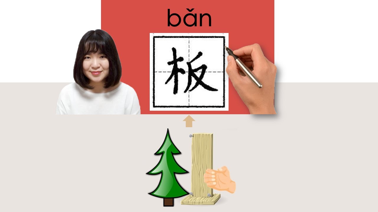 【NEW HSK3】//板//ban_(board, plate)How to Pronounce & Write Chinese Word ...