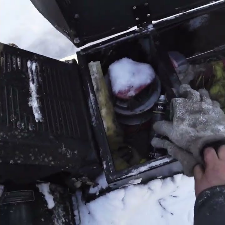 раскрутился ведомый вариатор снегоход буран - YouTube