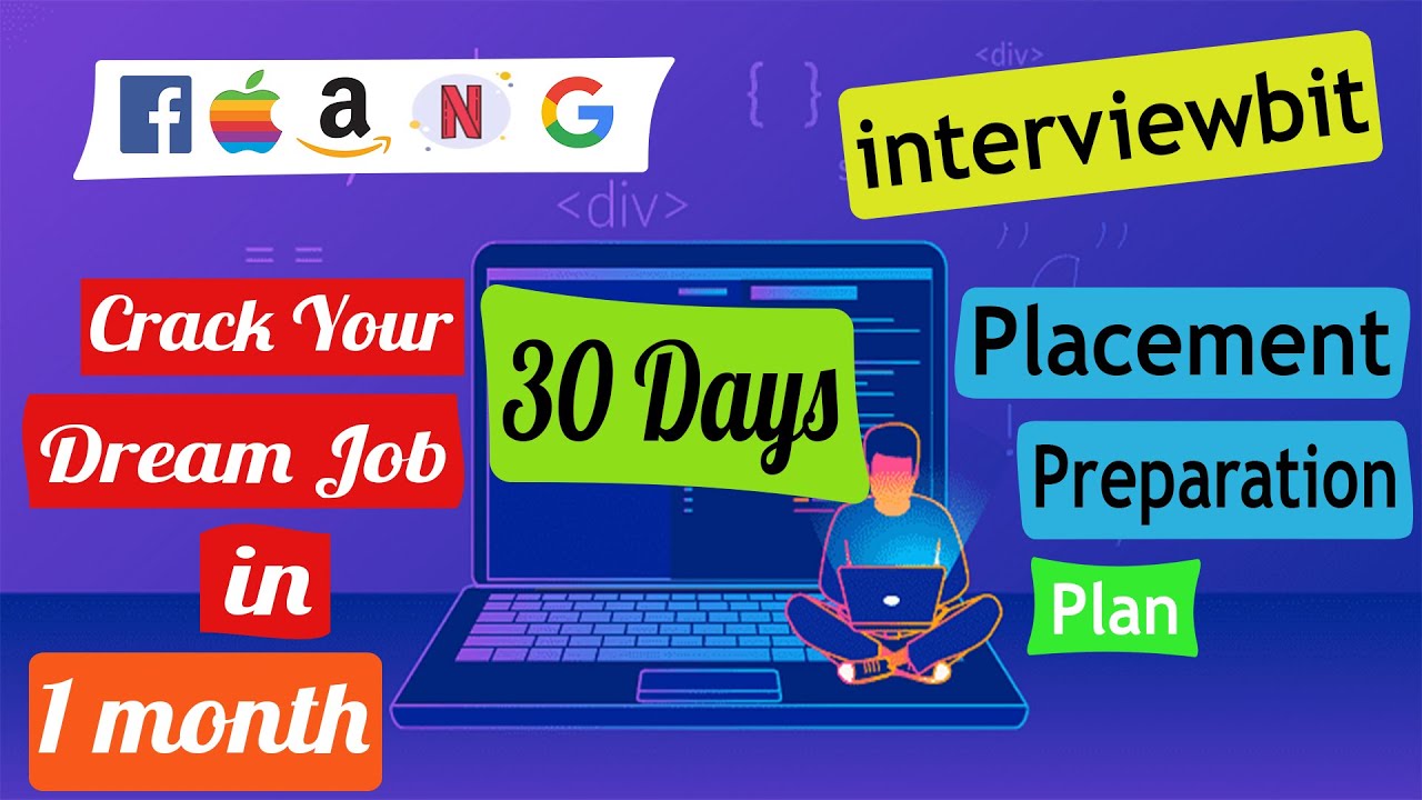 🔴Get your dream job in 1 month | 30 days Placement preparation plan ...