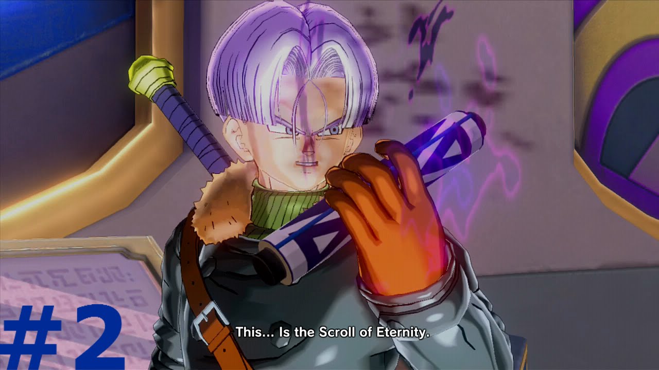 Dragonball Xenoverse Walkthrough: Part 2 Scroll of Eternity - YouTube