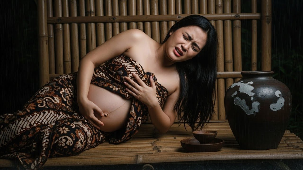 keluar dari kamar mandi ibu hamil ini mendadak melahirkan sendirian ...