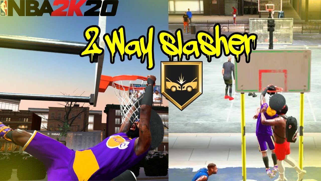 NBA 2k20 2 way slasher - YouTube